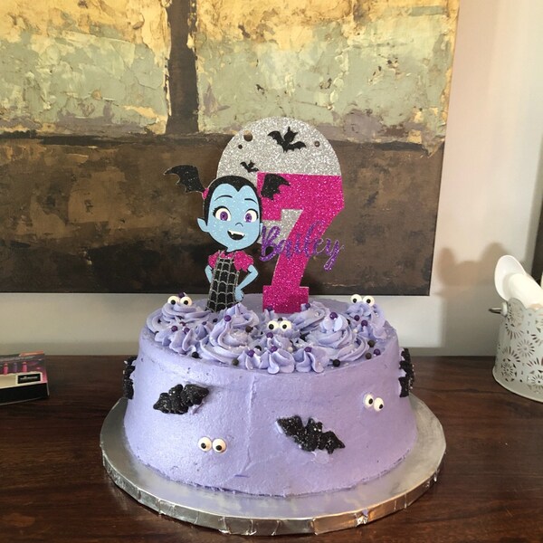 Personalized Vampirina Cake Topper - Etsy