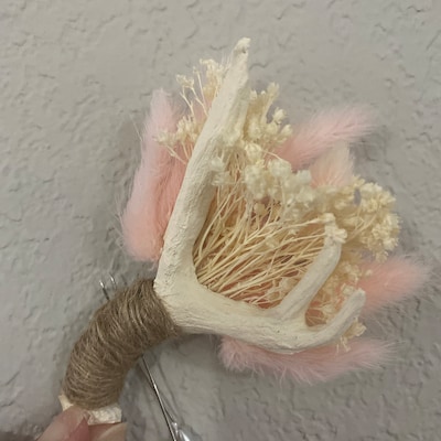 Mini Antler, 1 Faux, Handmade, 1 Small Antler, Deer, Taxidermy, White ...