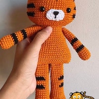 Alain the Tiger Amigurumi Crochet Pattern Create Your Own Adorable ...