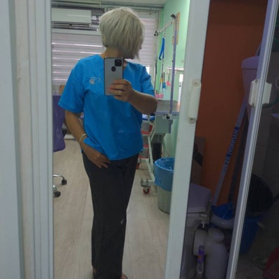 Groom Jumpsuit Short Sleeve or Long Sleeve Groomer Women's Overall ...