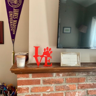 Philly Love, Paw Print, Pet Love Sign, Love Park, Gift for Mom, Pet ...