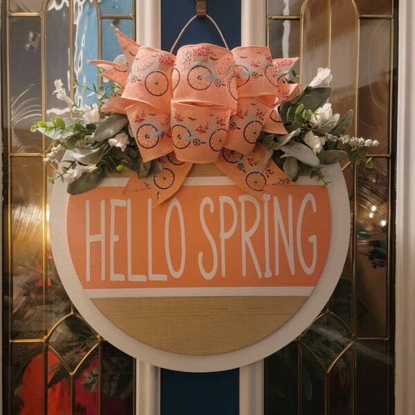 Michigan State Door Hanger | Front Door Decor | Michigan Spartans Door ...