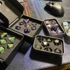 Natural Amethyst Dice Set| Gemstone D20 D&D Dice Set| Dungeons and ...