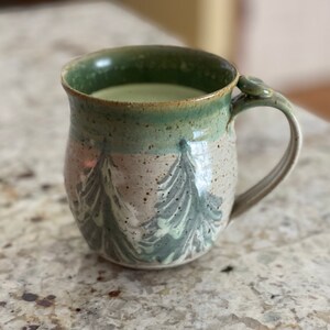Winter Tree Ceramic Coffee Mug - Etsy