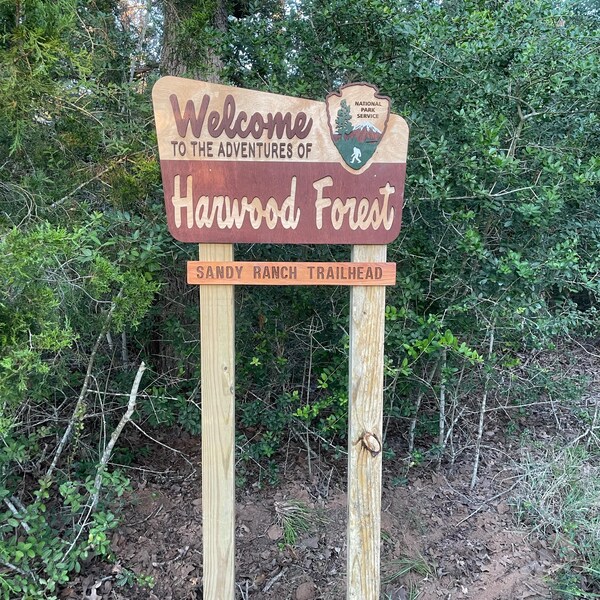 Name Trail Signs, Outdoor Marker, Yard Art, Family Signs, Lawn Decor ...