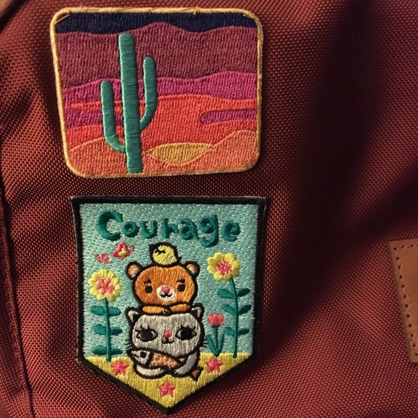 Courage Iron on Patch - Etsy