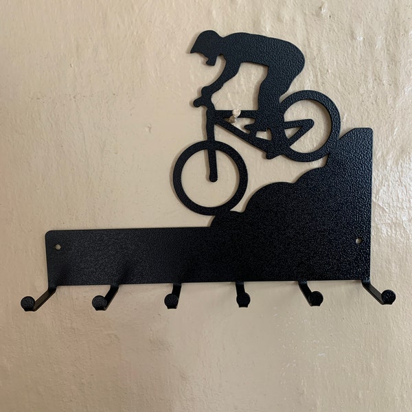 Mountain Bike Key Holder, Personalized Key Hooks - Etsy