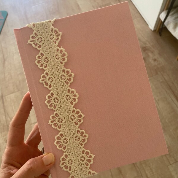 Floral Green Notebook With Blank Pages, Gardening Drawing Book, Little ...