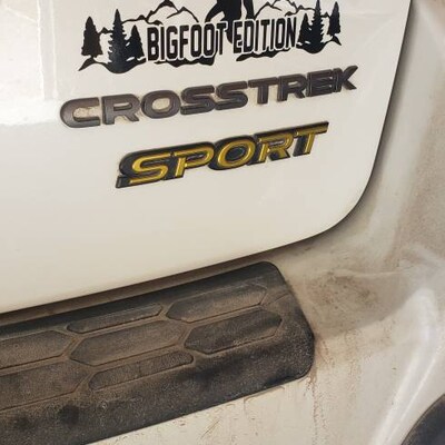 Bigfoot Edition Sub Cross Vinyl Decal Sticker Custom Made to Order Off ...