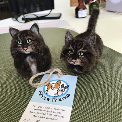 Extra Tiny Pet Portrait Fiber Friends nubbins - Etsy UK