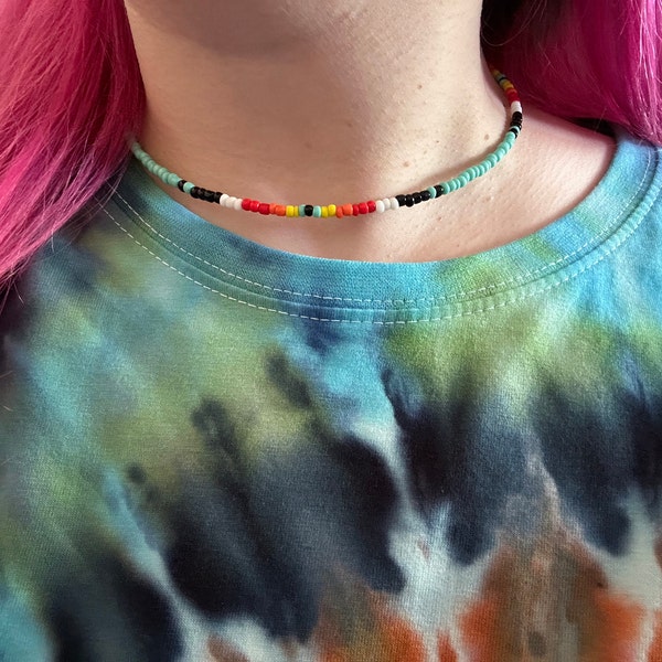 Seed Beaded Necklaces Summer Fruit Inspired Boho Beach Necklaces ...