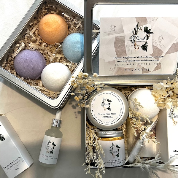 Mens Personalised Hamper Grooming Gift, Natural Skincare for Men ...