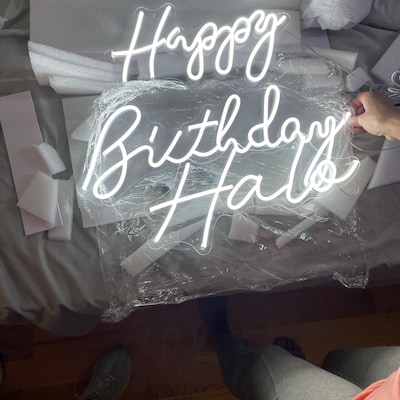 Custom Neon Sign 18 Eighteen Neon Flex Sign Night Lights - Etsy