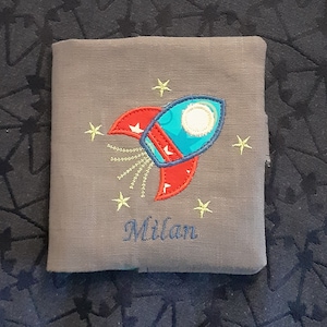 Rocket Embroidery Design, Baby Embroidery Design Machine, Newborn ...