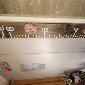 Personalized Family & Kids Growth Chart Large Ruler 3d Nursery Decor ...