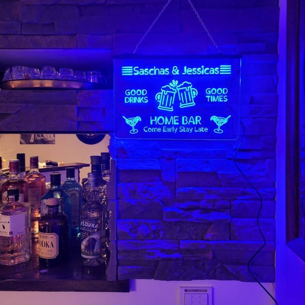 Craft Beer LED Neon Light up Sign | for Home Bar Pub & DIY Lager IPA ...