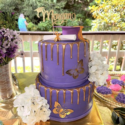 Personalized Graduation Cake Topper Class of 2023 Custom Cake - Etsy