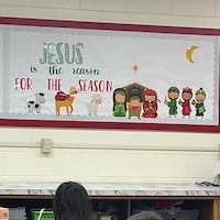 Back to School Bulletin Board Kit. Jesus is the Core to a Great School ...