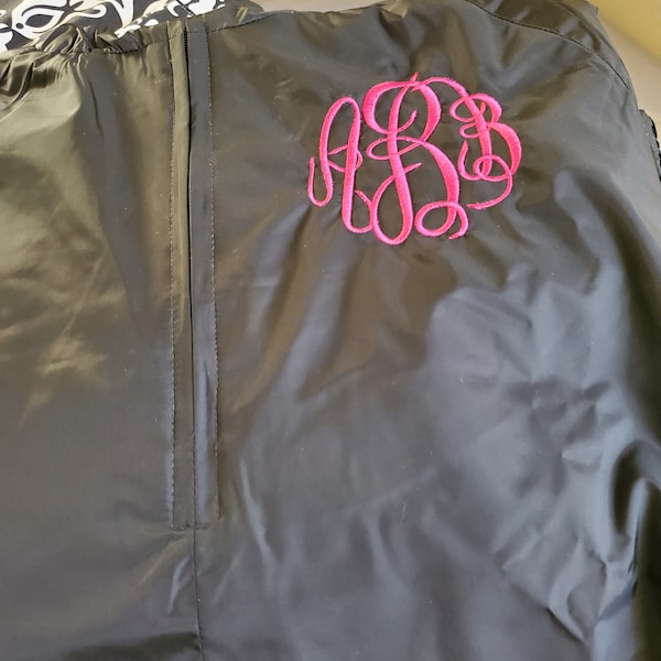 Monogrammed Windbreaker, Monogram Windbreaker, Windbreaker Jacket ...