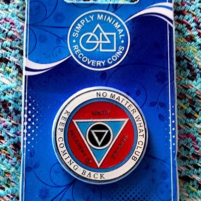 AA 24 Hours Silver Color Plated Coin, Alcoholics Anonymous Medallion - Etsy