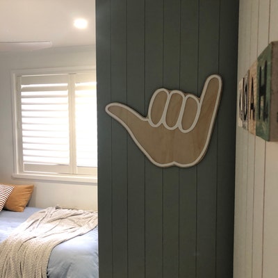 Large Shaka Timber Sign Boys Room Sign Kids Room Decor - Etsy