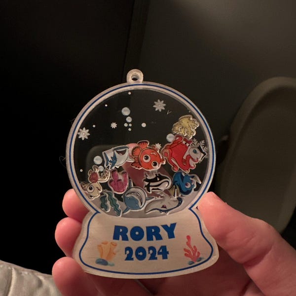 4D Customized Finding Nemo Christmas Ornament, Nemo Dory Wood and ...
