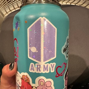BTS Bangtan Shield Holo Stars Sparkle Sticker Set BTS - Etsy