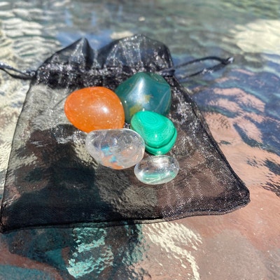 Custom Crystal Set Choose 4 Tumbled Crystals - Etsy