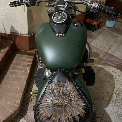 Motorcycle Gas Tank Bib / Harley Davidson 9l 2.4gallons Peanut Tank Bib ...