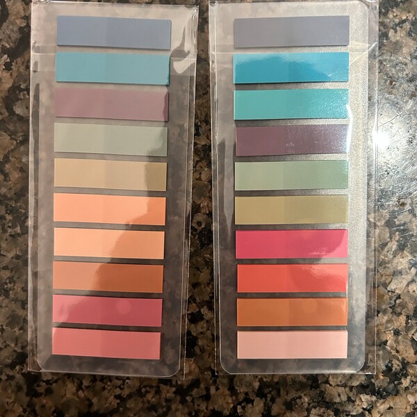 The Pastel Flag Sticky Note Tab - Etsy