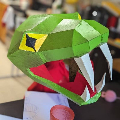 Half MASK PAPERCRAFT vampire SKULL 3D Diy Adult Paper Craft Pattern ...