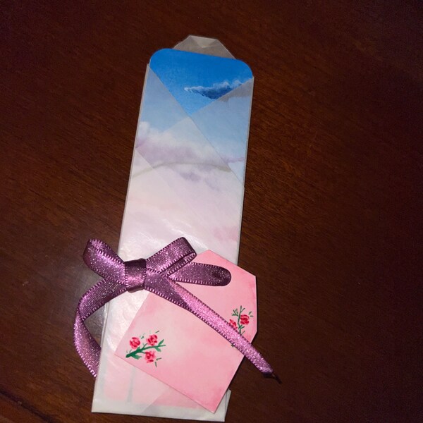 Original Hand Painted Scenery Bookmark, Customized Watercolor Bookmark ...