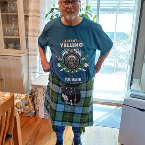 Scottish Traditional Handmade Mitchell Ancient Tartan Kilt 16 OZ ...