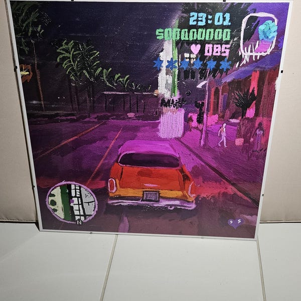 The Weeknd Poster Oil Painting, Digitized Version, Poster on Premium ...