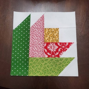 Pineapple Quilt Block Pattern, FPP, Small, Mini, 3-inch, 4-inch, 5-inch ...