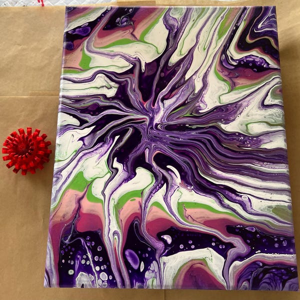 Acrylic Pouring Tool BUTTERFLY Red for Extraordinary Pouring Results ...