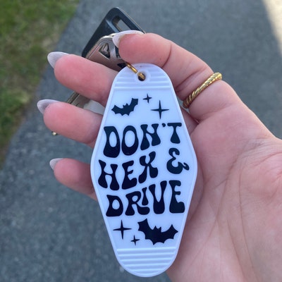 Halloween Keychain Retro Motel Keychain Motel Keychain Keys to My ...