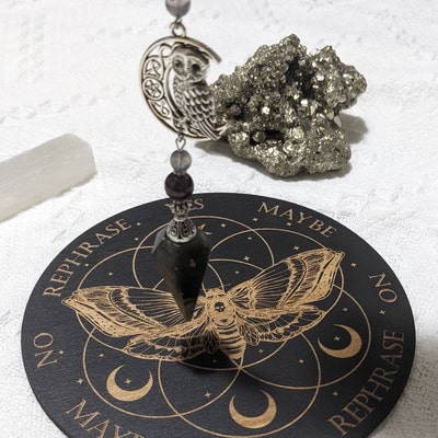 Rose Quartz Pendulum Scrying Divination Rose Bead Rose - Etsy