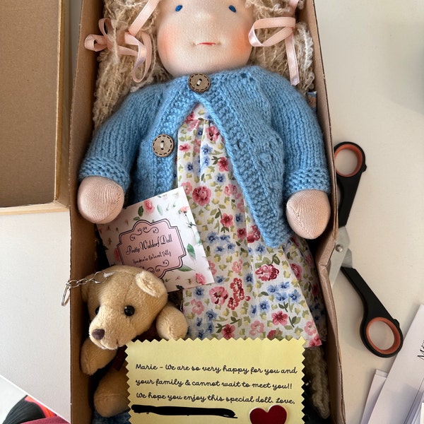Waldorf ** Inspired Doll: Unique Handmade Baby Doll W/customizable ...