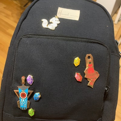 Mini Gem Pins Crystal Cute Mini Multicolor Gamer Diamond Enamel Pins ...