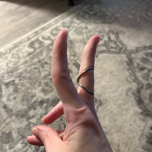Titanium Arthritis Finger Splint Ring for Mallet Finger and Boutonniere ...