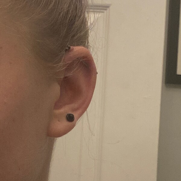 Black Non-flare Acrylic Ear Plugs Stretchers Gauges Pair/kit, Sizes: 14g 12g 10g 8g 6g 4g 2g 0g ...