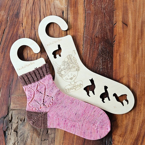 Knitting Chart Keeper Handmade, 1 Pcs Wooden Pattern Holder ...