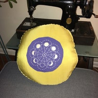 MOONLIGHT PINE - Pdf Embroidery Pattern, Embroidery Hoop Art, Hand Embroidery, Blue Moon, Full ...