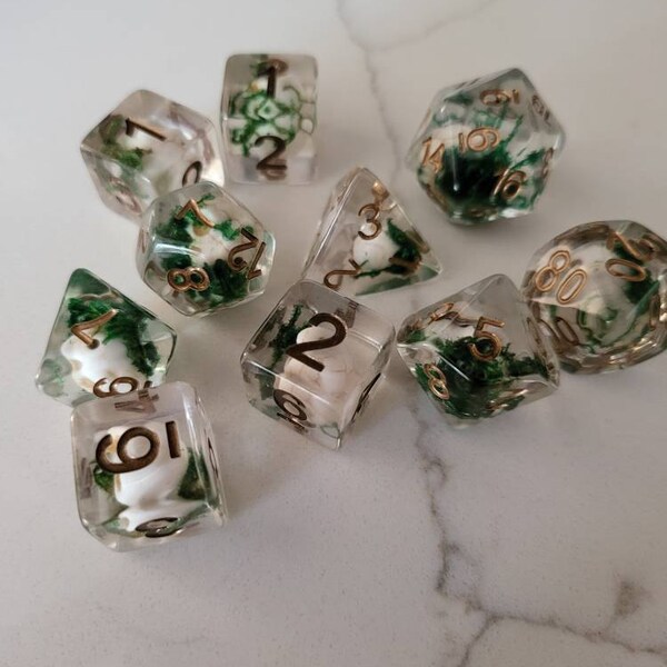 Arcane Fissure Metal Dnd Dice Set | for TTRPG Games Such as Dungeons ...