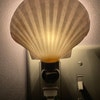 DEEP SCALLOP Sea Shell NIGHTLIGHT - Etsy