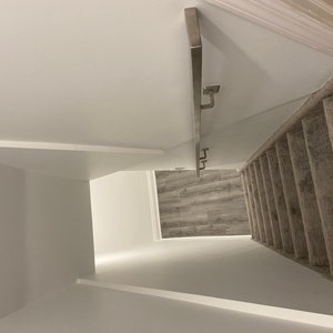 Modern Rectangle Slim Black Handrail for Stairs Modern Black - Etsy