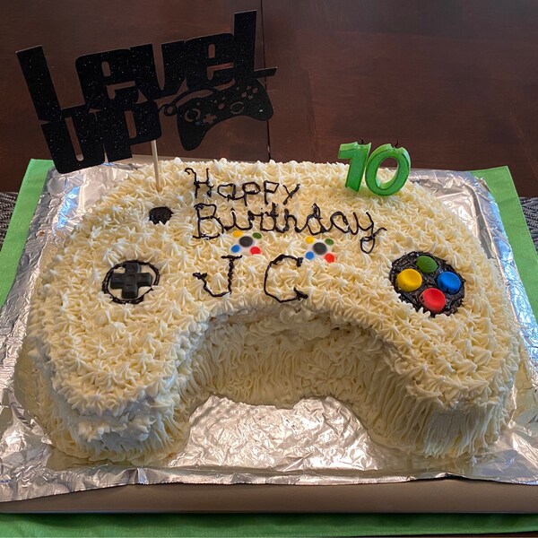 Edible Video Game Controller Gamer Buttons Assortment Sugar Decorations ...