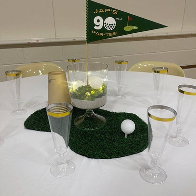 Golf Centerpiece Flags 1-10, Wedding Printables, Golf Printable ...