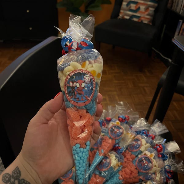 Mario & Sonic Gaming Inspired Candy Cones - Etsy